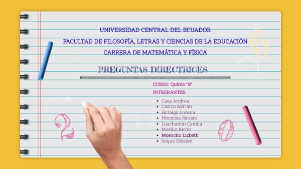 Preguntas directrices | Genially