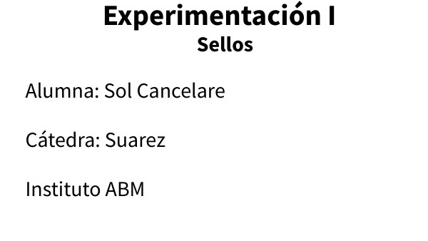 CANCELARE-sellos | Genially