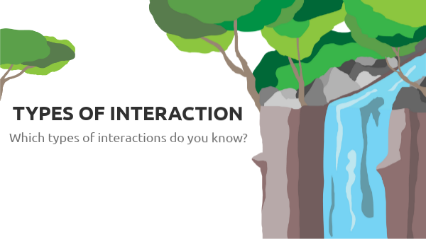 TYPES OF INTERACTION | Genially