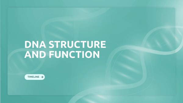 DNA STRUCTURE AND FUNCTION | Genially