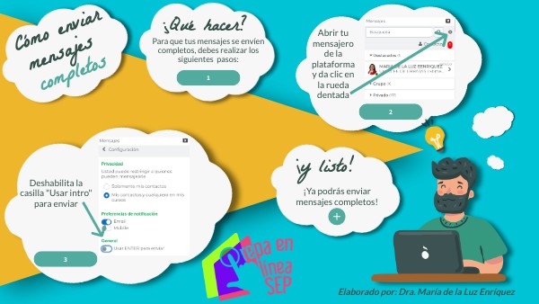 Cómo enviar mensajes completos PLS | Genially