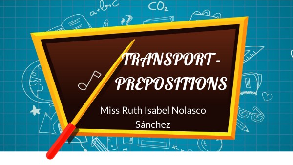 TRANSPORT PREPOSITIONS