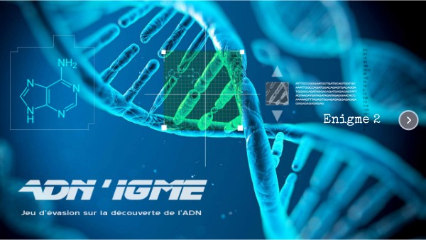Enigme 2 escape game ADN 2nde