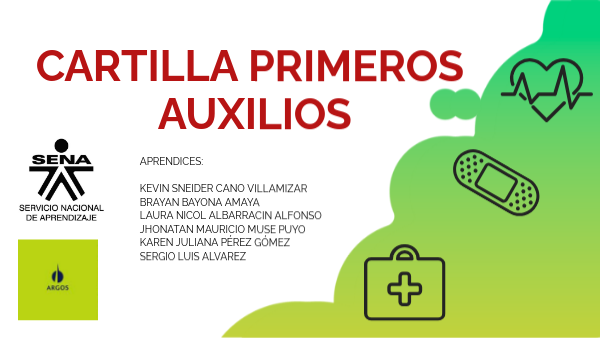 Cartilla primeros auxilios