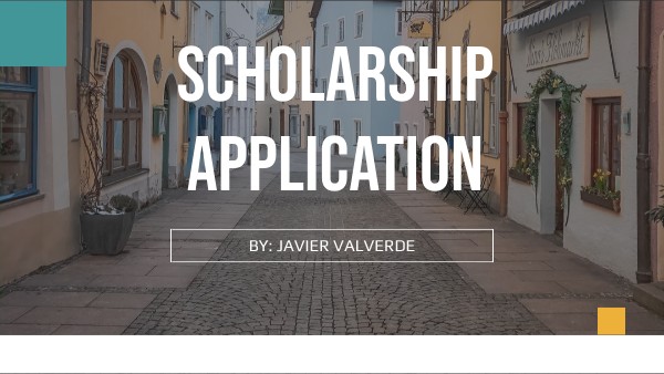 SCHOLARSHIP PORTFOLIOSCHOLARSHIP PORTFOLIO | Genially