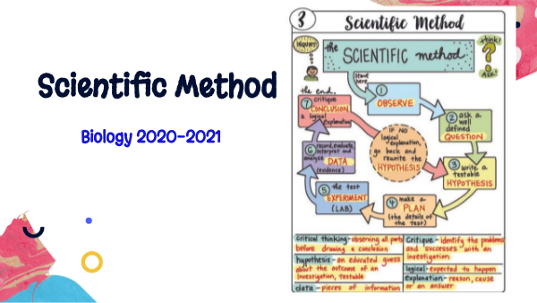 SCIENTIFIC METHOD (BIOLOGY) | Genially