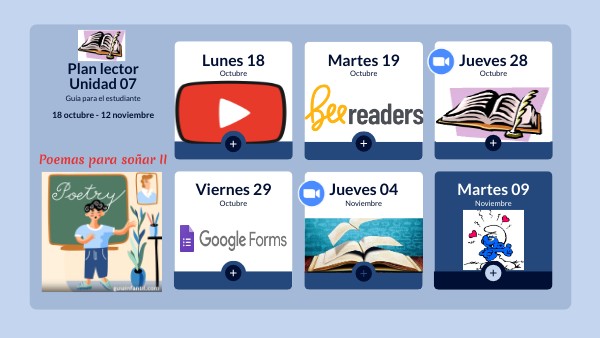 6to - U7- Plan lector- Poemas | Genially