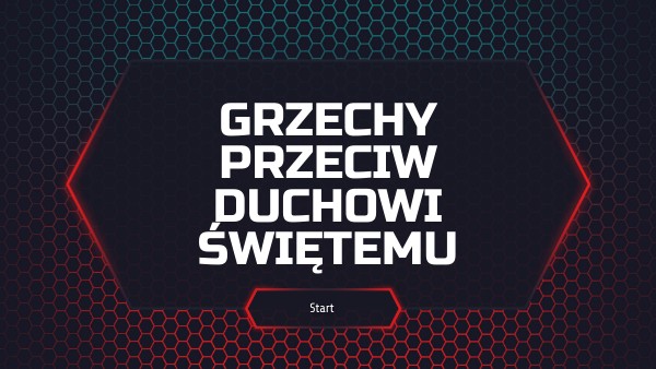 Grzechy przeciw Duchowi Świętemu_kl3 | Genially