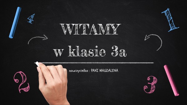 KLASA 3A LEKCJA 1