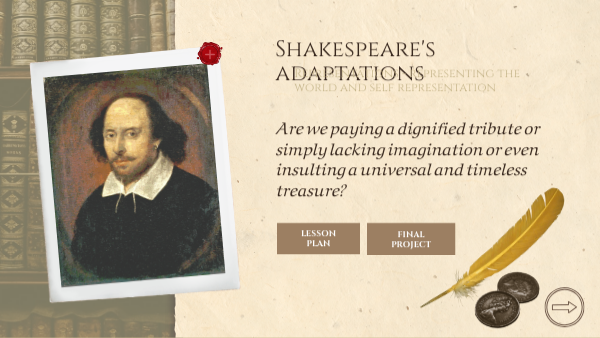 Shakespeare's adaptations | Genially