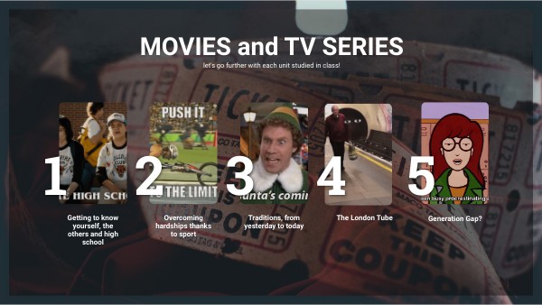 Movies and TV series Seconde