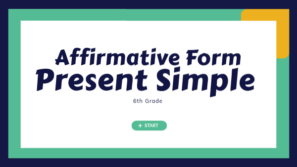 Present simple affirmative | Genially