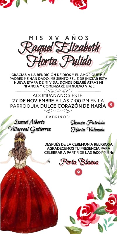 Invitación XV Raquel | Genially