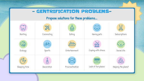 Gentrification problems | Genially