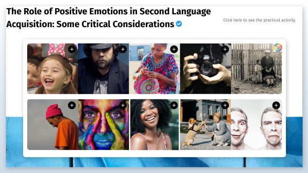 Positive Emotions in Second Language Acquisition