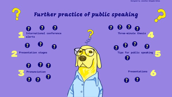 Presentation in Academic Events Course Summary