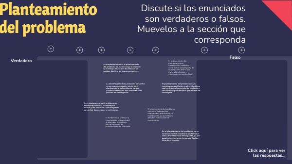Planteamiento del problema de investigación | Genially