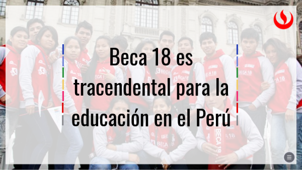 Beca 18 | Genially