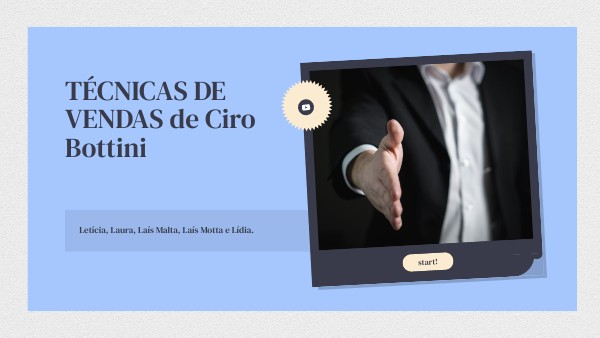 slide técnicas de venda | Genially
