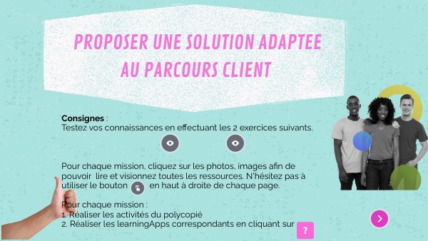 PARCOURS CLIENT | Genially