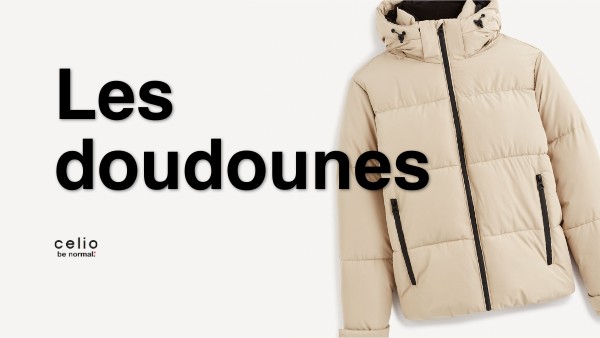 Slide 2.1 - celio - Les doudounes