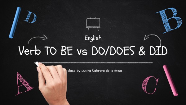 BE vs DO/DOES | Genially