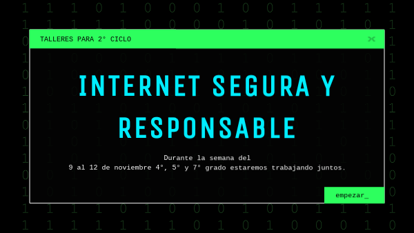 INTERNET SEGURA Y RESPONSABLE