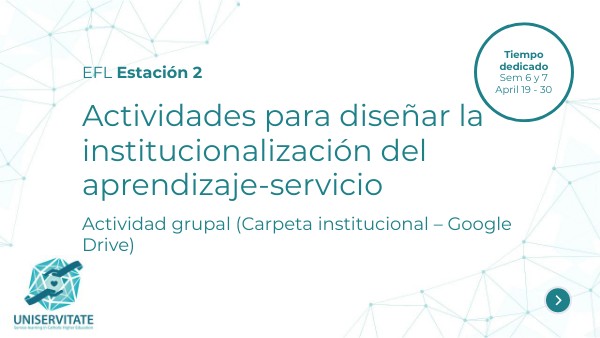 EFL Estación 2. DIAS | Genially