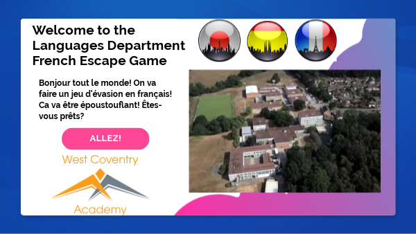 Escape Room French @ WCA | Genially