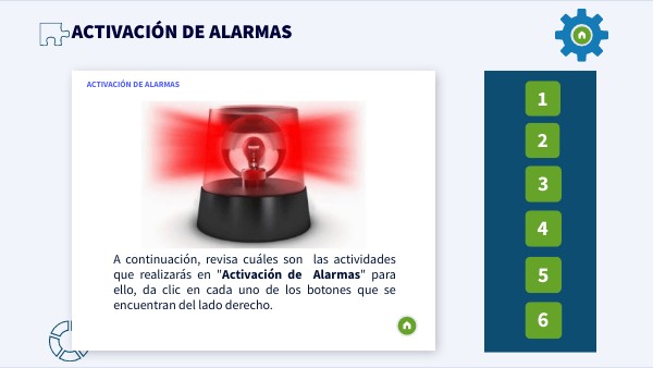ACTIVACION DE ALARMAS | Genially