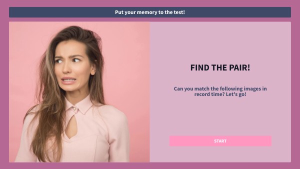 Find the Pair - Memory Game
