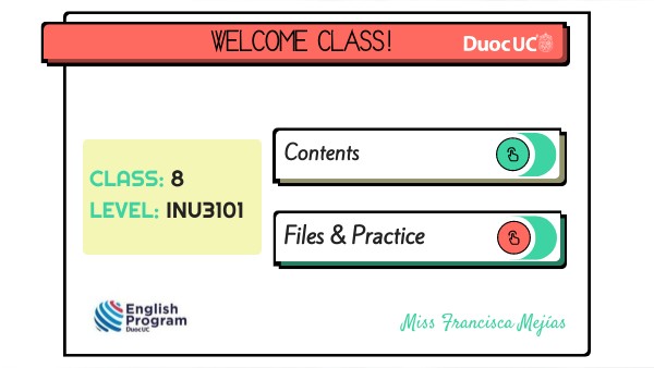 7th CLASS INU3101 SUMMARY | Genially