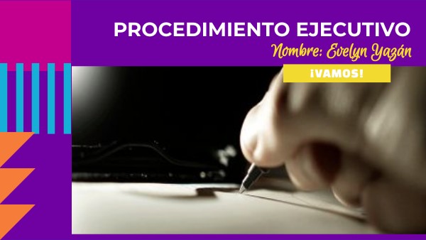 Procedimiento ejecutivo