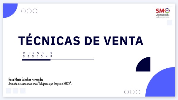 TÉCNICAS DE VENTA - SMO | Genially