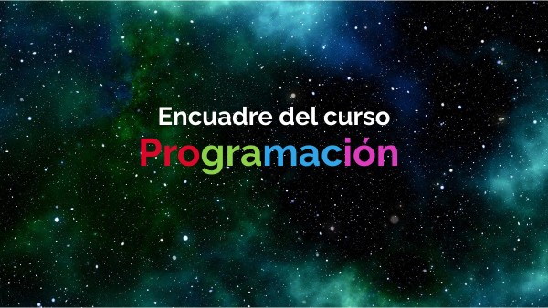 Encuadre Programación