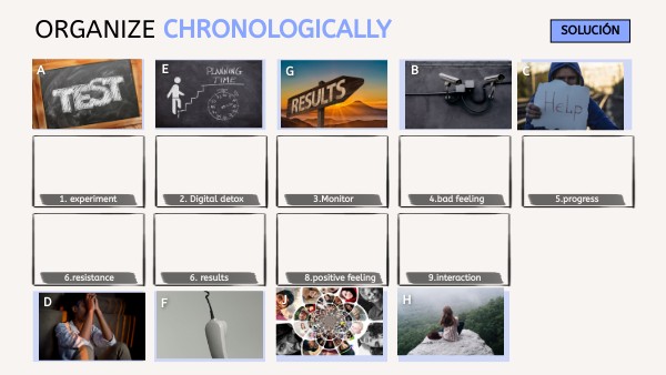 CHRONOLOGICAL ORDER | Genially