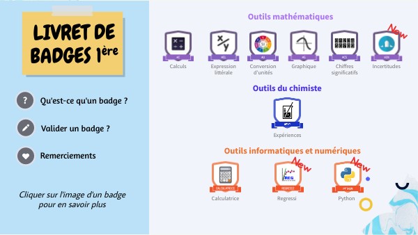 Livret badges 1ère | Genially