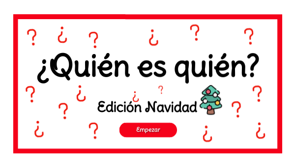 ¿Quién es quién? Edición Navidad | Genially