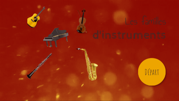 Les familles d'instruments | Genially