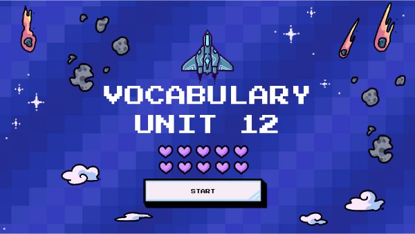 Vocabulary Unit 12