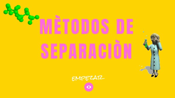 MÈTODOS DE SEPARACIÒN | Genially