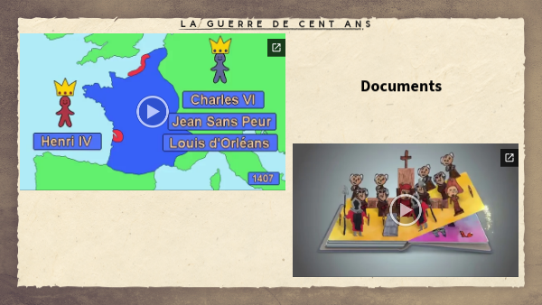 La Guerre de 100 ans | Genially