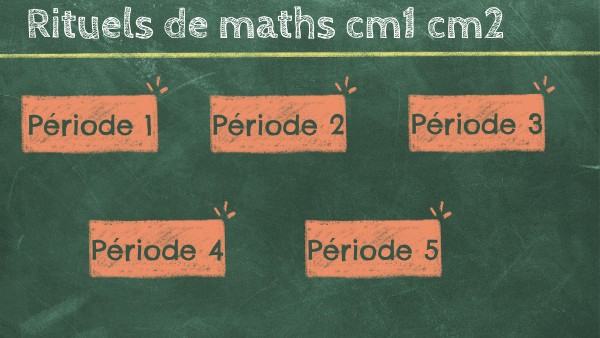Rituels de maths