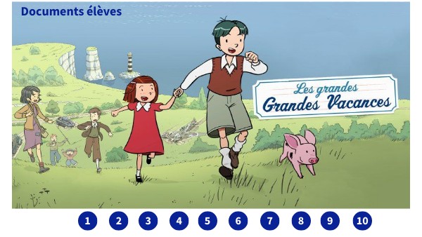 Sommaire - Les grandes grandes vacances | Genially