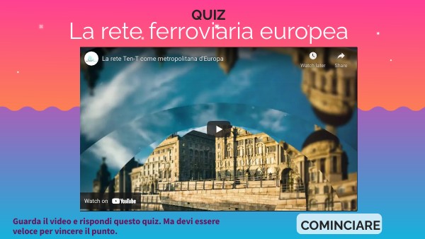 QUIZ La rete ferroviaria europea (B-4) | Genially