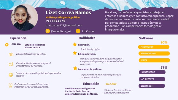 CV Lizet Correa Ramos | Genially