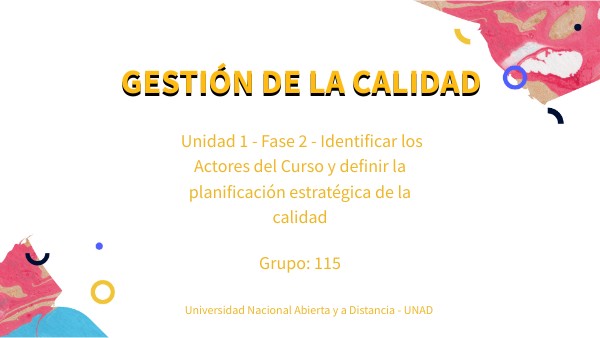Gestión de calidad | Genially
