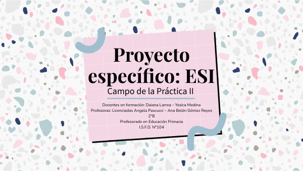 Proyecto específico ESI