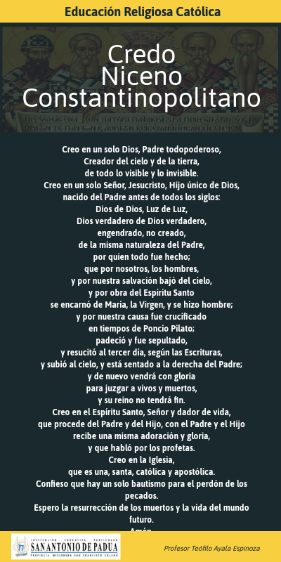Credo Niceno Constantinopolitano | Genially