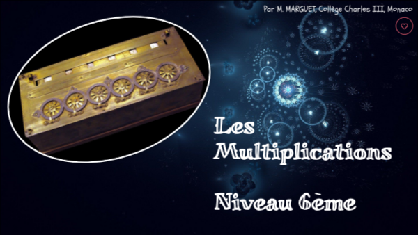 Multiplications 6ème